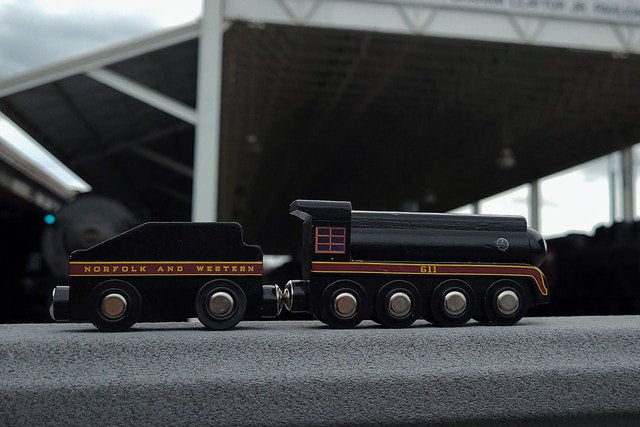 611 Locomotive and Tender Wooden Toy | Virginia Museum of ...