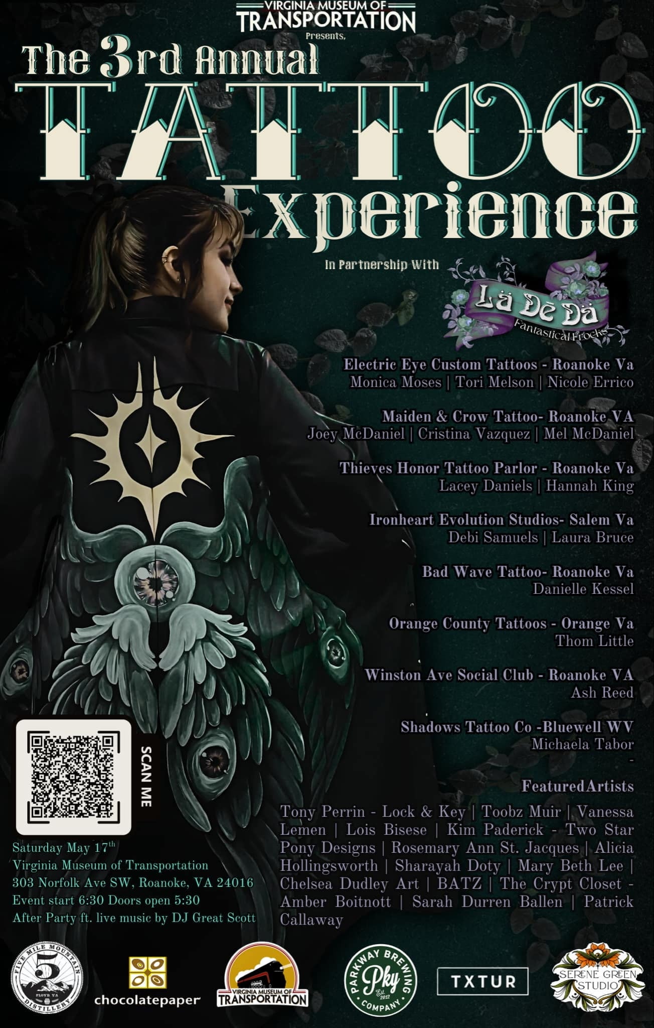 VMT presents the Tattoo Experience in partnership with La De Da: May ...