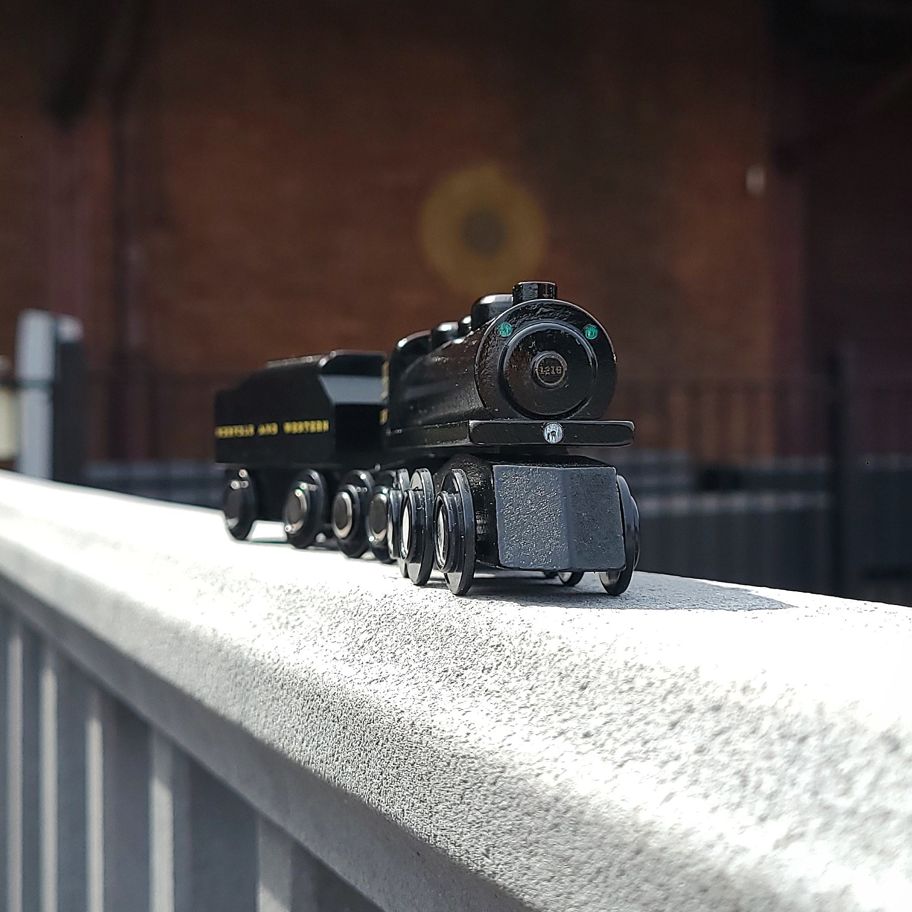 Wooden 1218 Locomotive & Tender Toy | Virginia Museum of Transportation ...