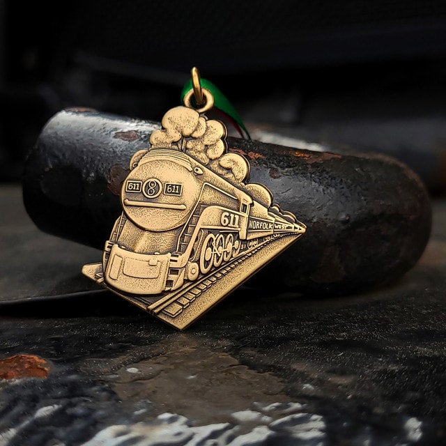 Ornament - Brass 611 Engine | Virginia Museum of Transportation, Inc.