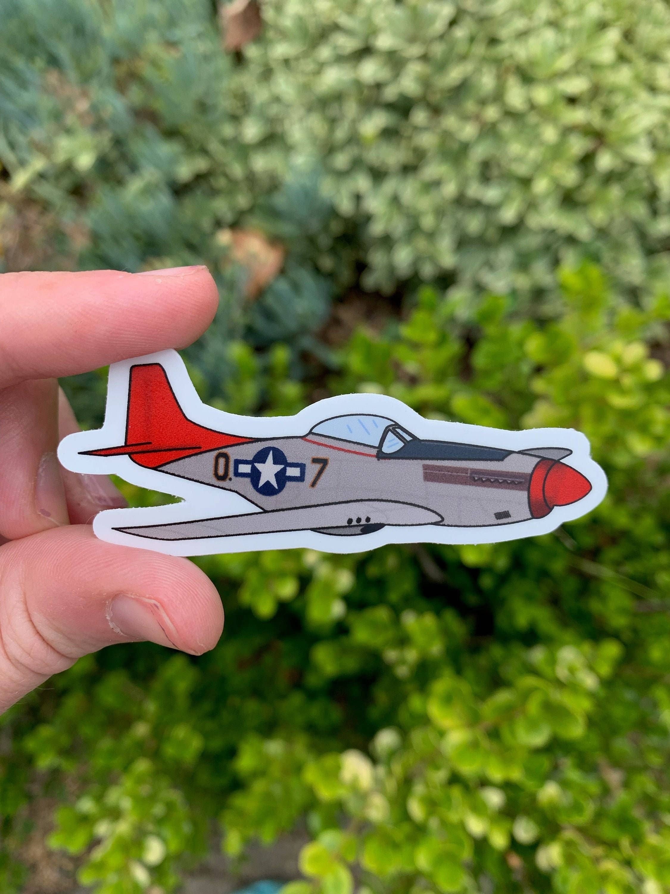 Sticker - WWII P-51 Fighter Plane Sticker | Virginia Museum of ...