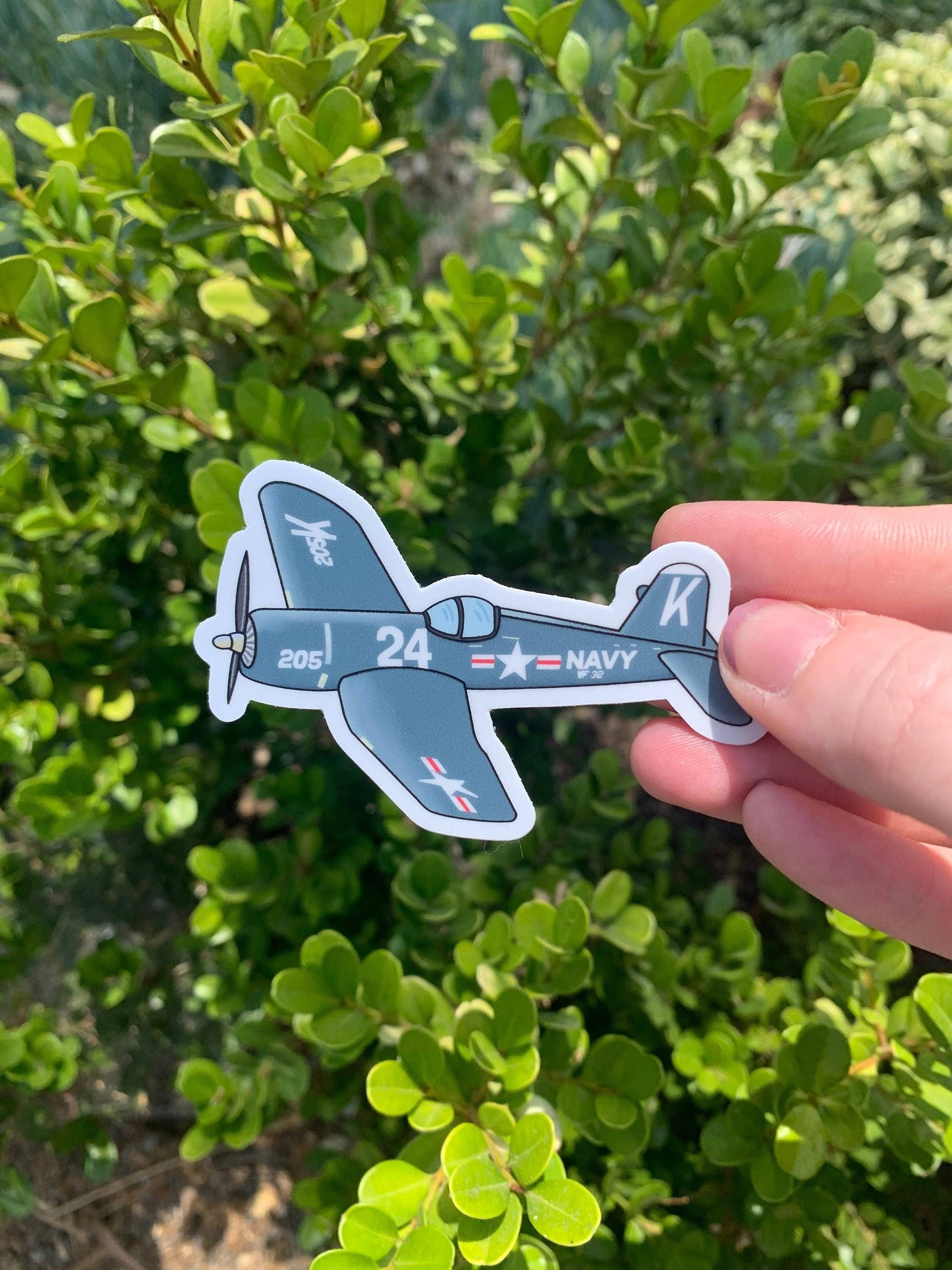 Sticker - WWII Vought F4U Corsair Airplane Sticker | Virginia Museum of ...